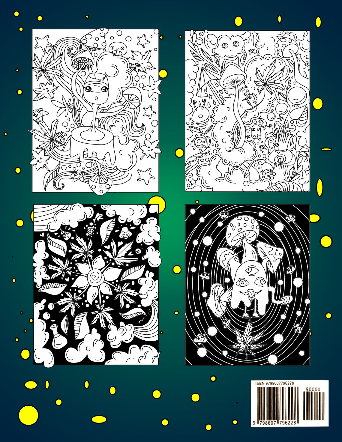 Stoner Things Stoner Coloring Book Adult Coloring Book | Etsy