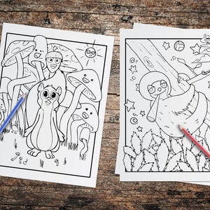 Stoner Coloring Book, Adult Coloring Book, Let's Get High and Color ...