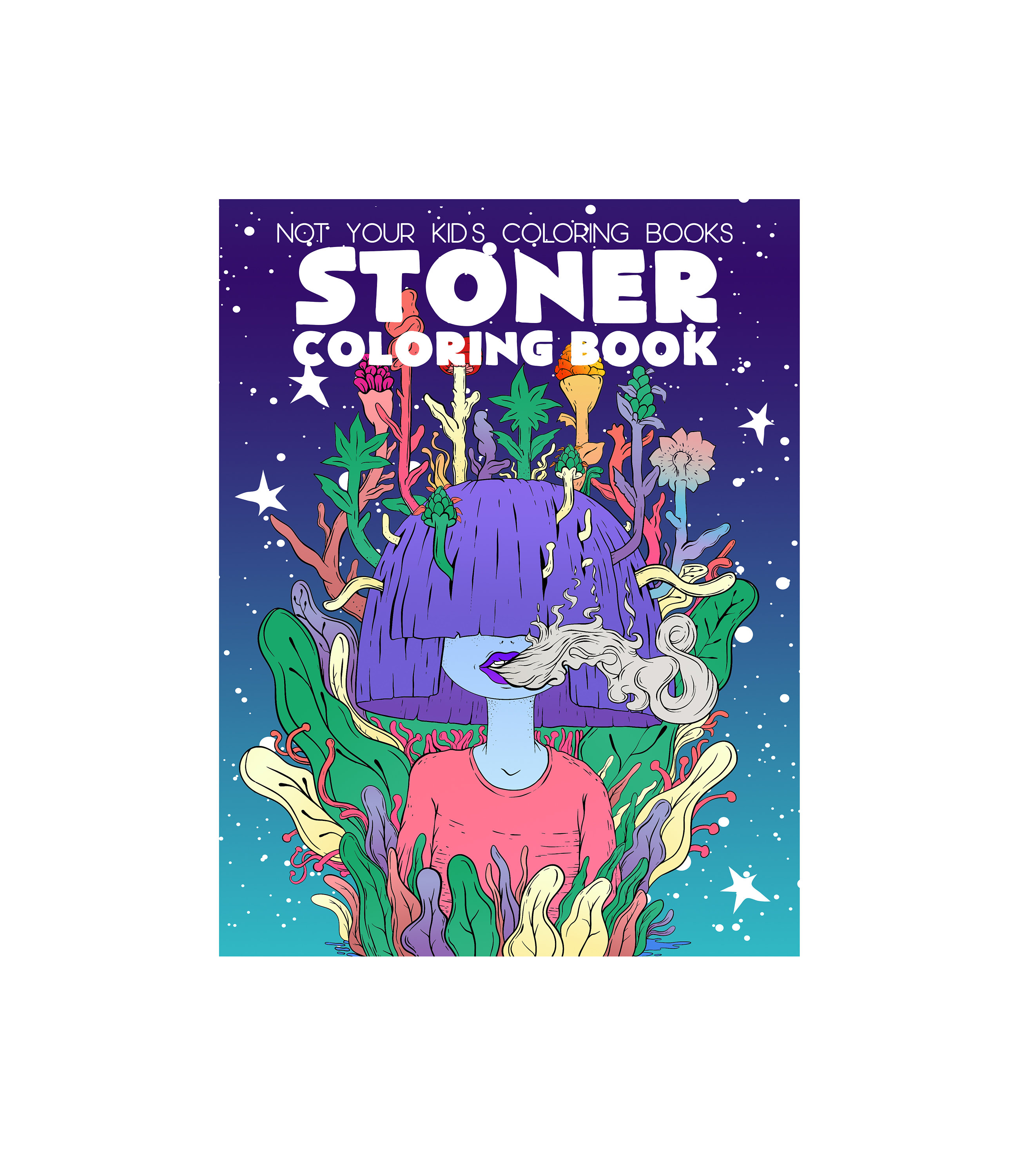 Stoner Coloring Book Adult Coloring Book Weed Coloring Book - Etsy