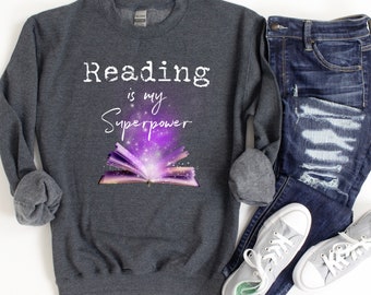 Reading is My Superpower - Etsy