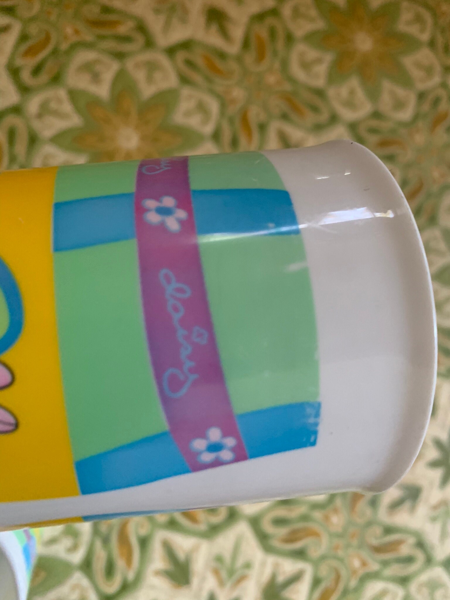 Vintage Tupperware Daisy Duck Cups Tupperware Cups 107-32 Kids Plastic ...