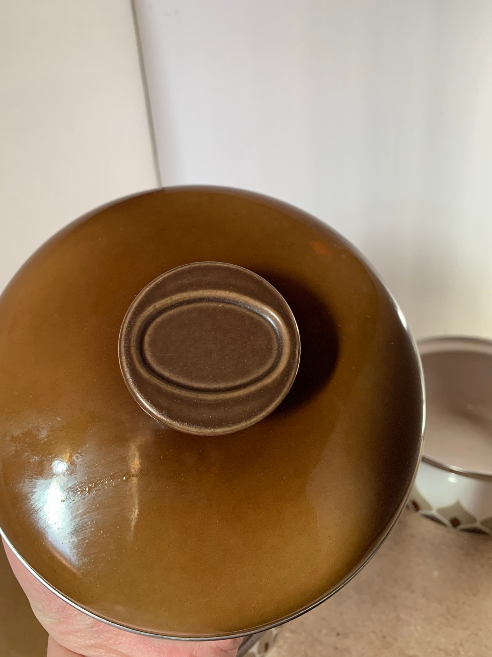 Mid Century Modern Enamelware Set Baumann Germany Enamel Skillet and ...