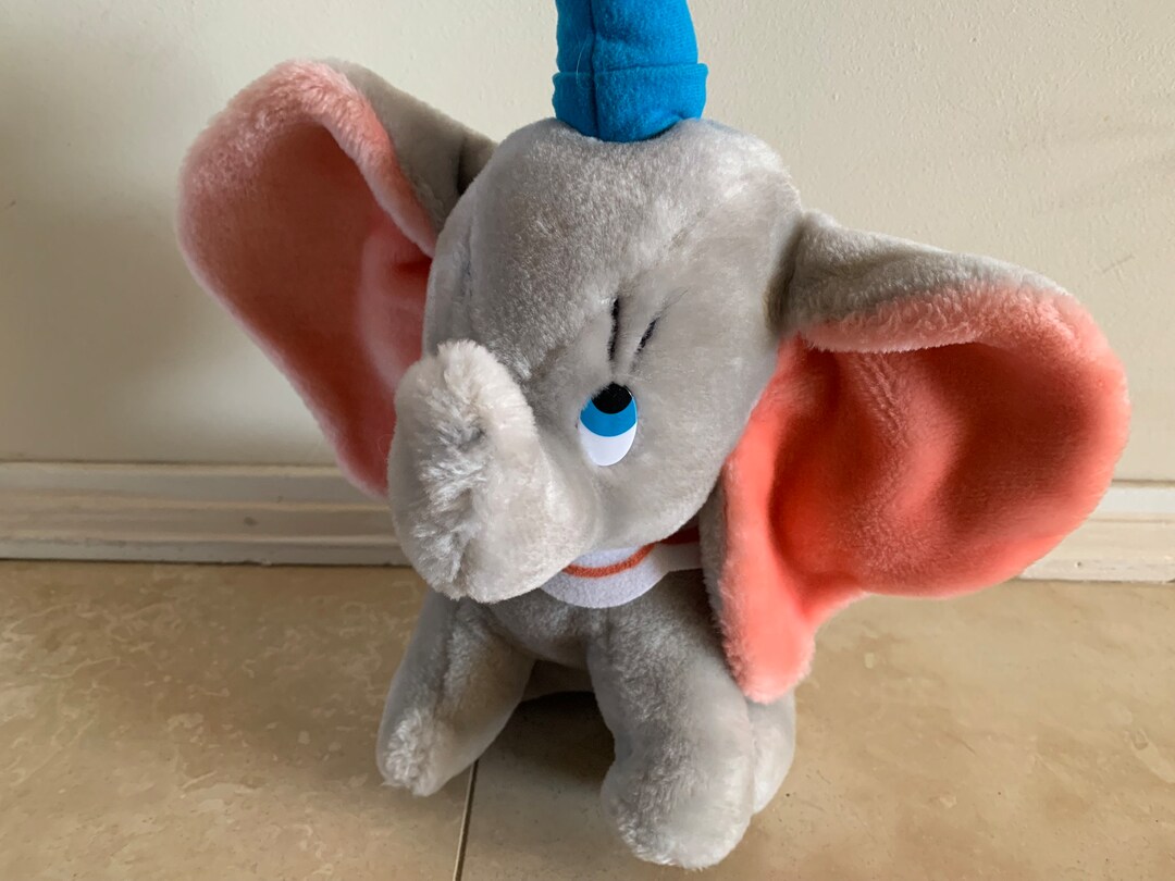 Vintage 12" Plush Dumbo Disney Stuffed Animal Dumbo Toy Plush Disney ...