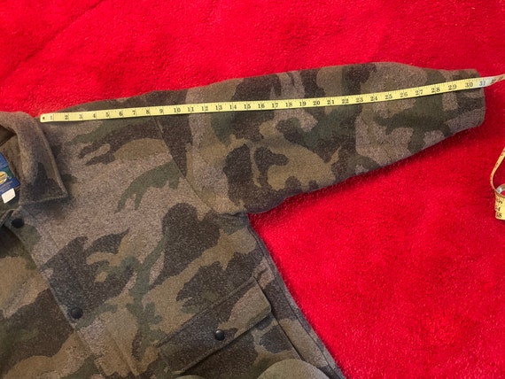 Rare Vintage Pendleton x Cabelas Wool Camouflage Jack… - Gem