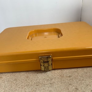 Vintage Wilson Yellow Thread Caddie Sewing Basket Thread Holder Vintage ...