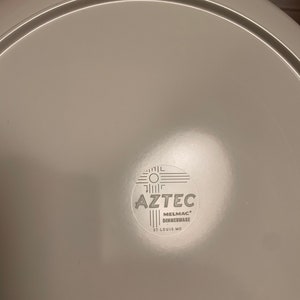 Rare 9 Piece Vintage Aztec Ware Melmac Plate Set With Carrier Tray Mid ...