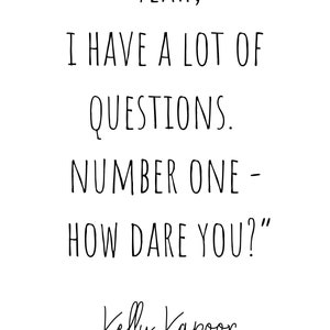 The Office (US) TV Quotes, Michael Scott, Download - How Dare You - Etsy