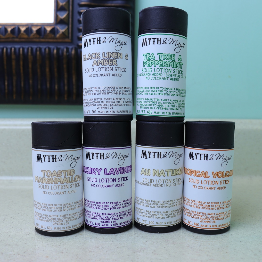 Solid Lotion Stick | Eco-friendly, No Colorants, Fragrance or No ...