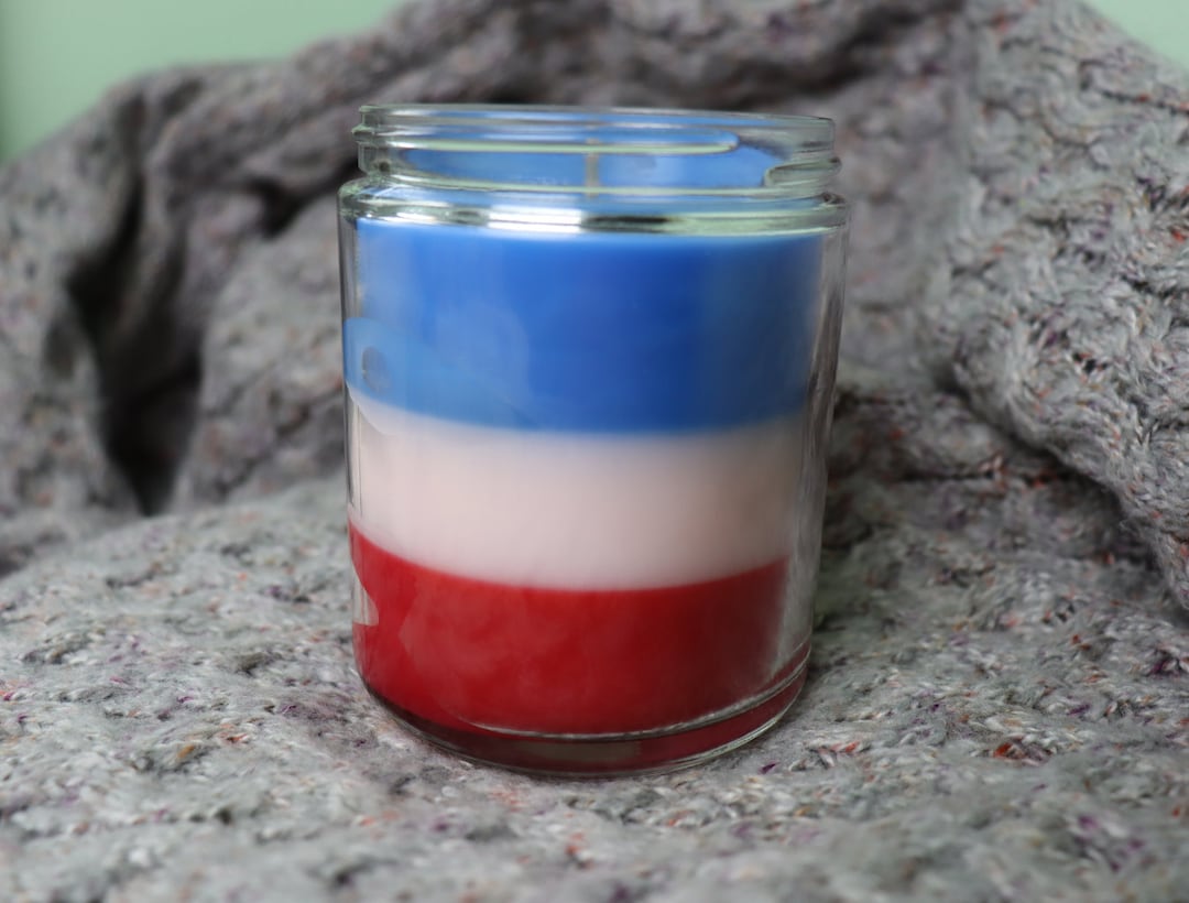 Blue Raspberry Slushie Rocket Pop Layered Soy Candle - Etsy