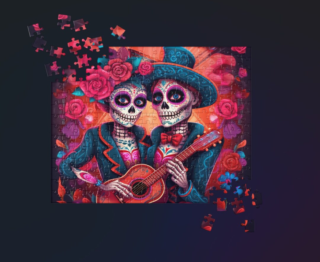 Day of the Dead Puzzle - Etsy