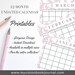 12-month Undated Calendar Printables - Instant Download - A4, A5, US ...