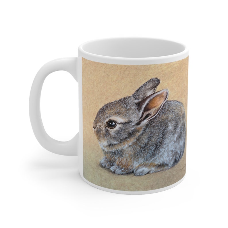 BABY BUNNY MUG Bunny Coffee Cup Bunny Coffee Mug Bunny Art Mug Bunny ...