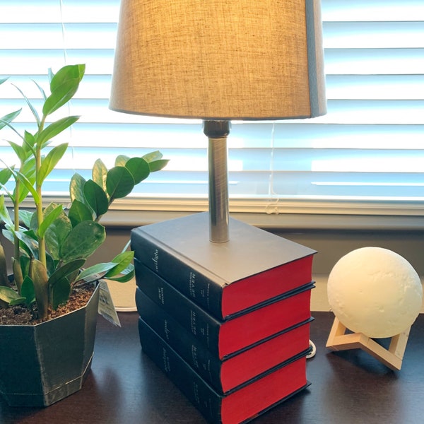 Book Lamp - Etsy