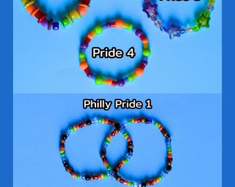 Pride Flag Kandi Bracelets - Etsy