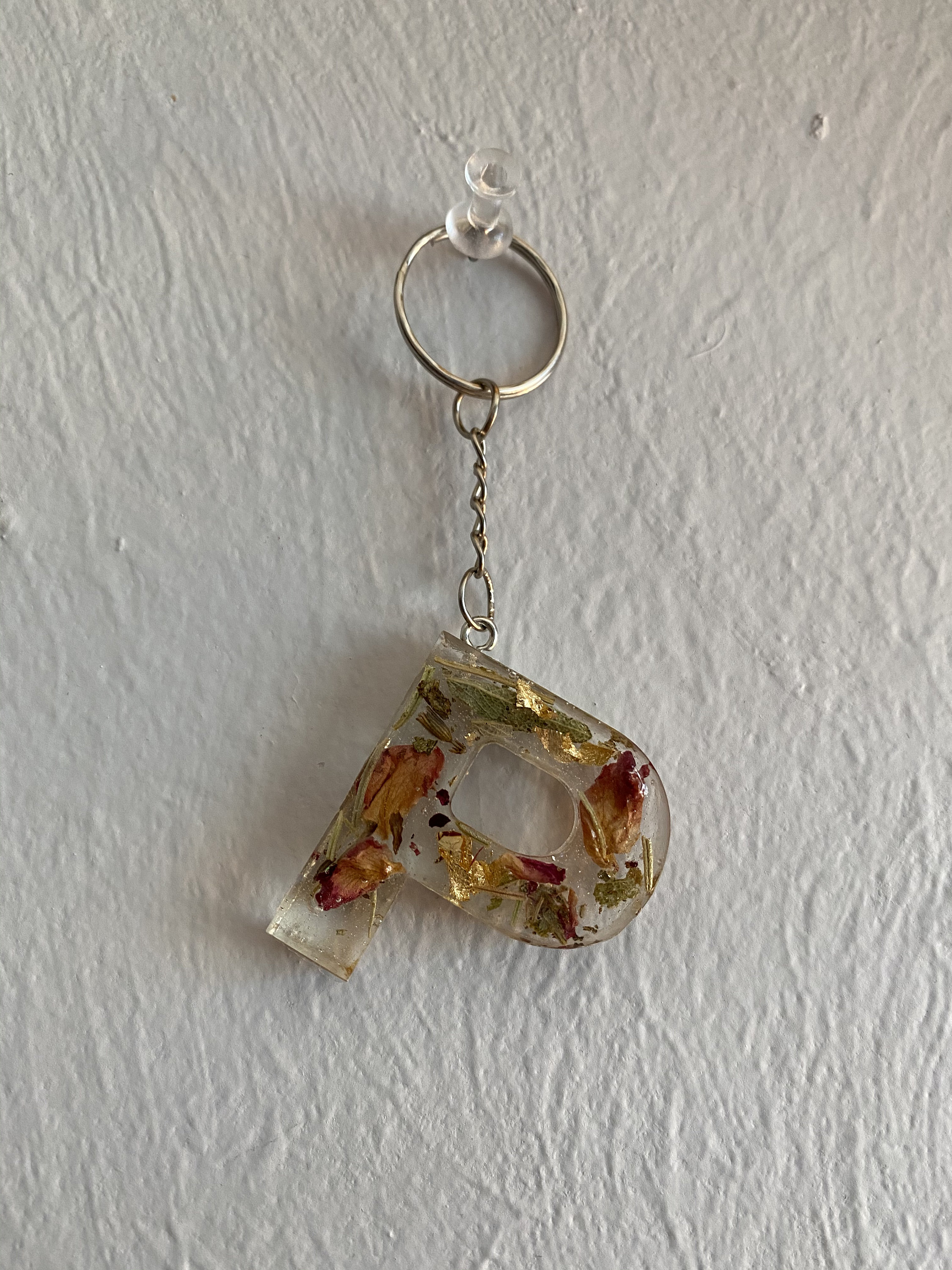 Letter P Keychains Floral Keychain Personalized Keychains Gift Ideas - Etsy