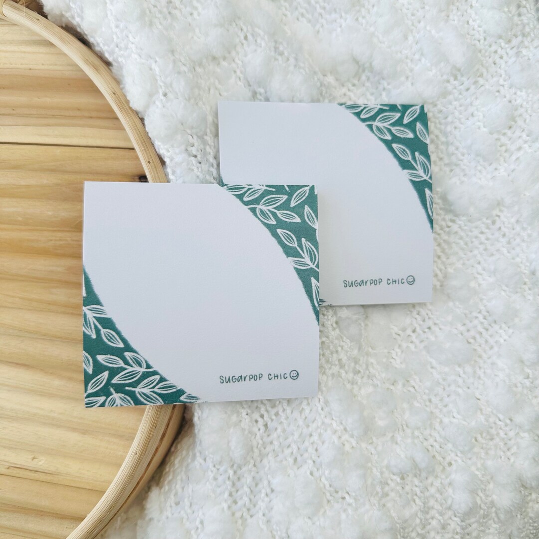 Delicate Leaves, Post It Notes - Etsy