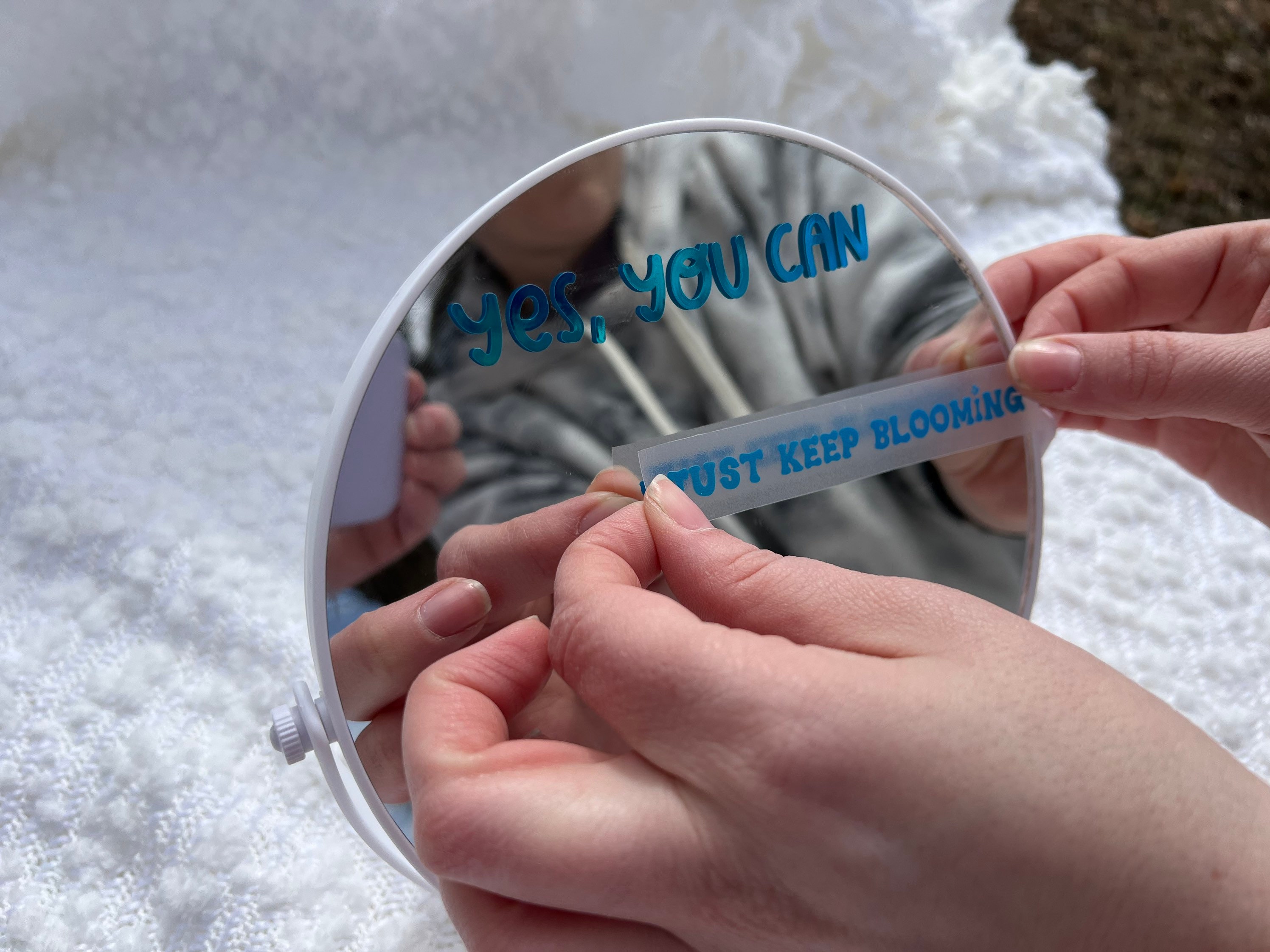 Be the Sunshine Vinyl Mirror Decal Positive Affirmation - Etsy