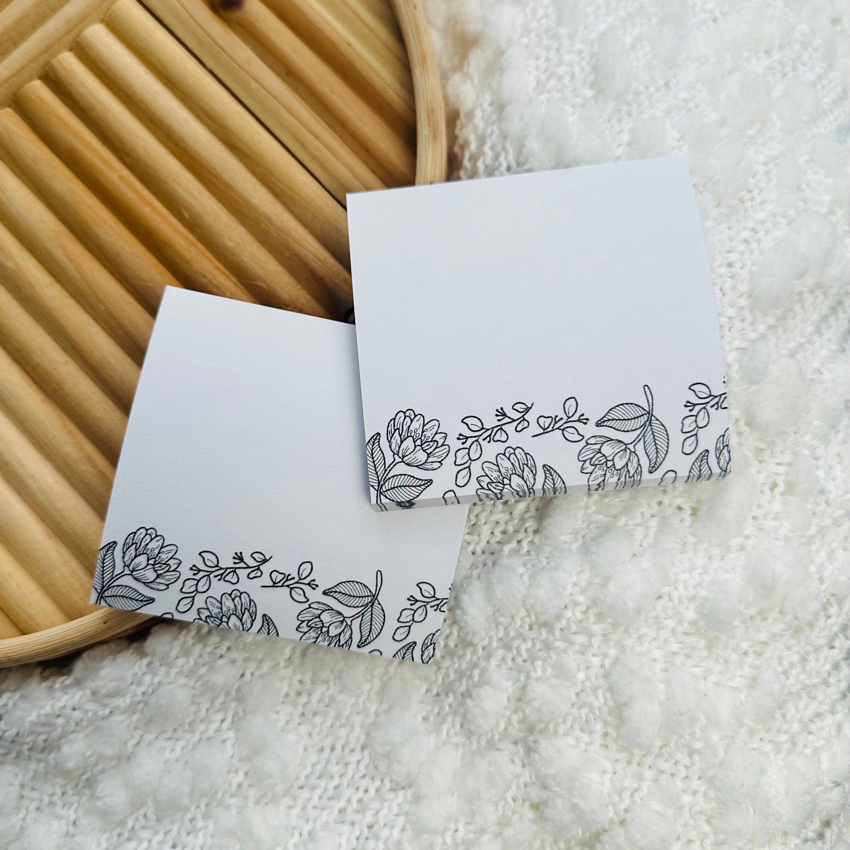 Floral Doodles, Post It Notes - Etsy