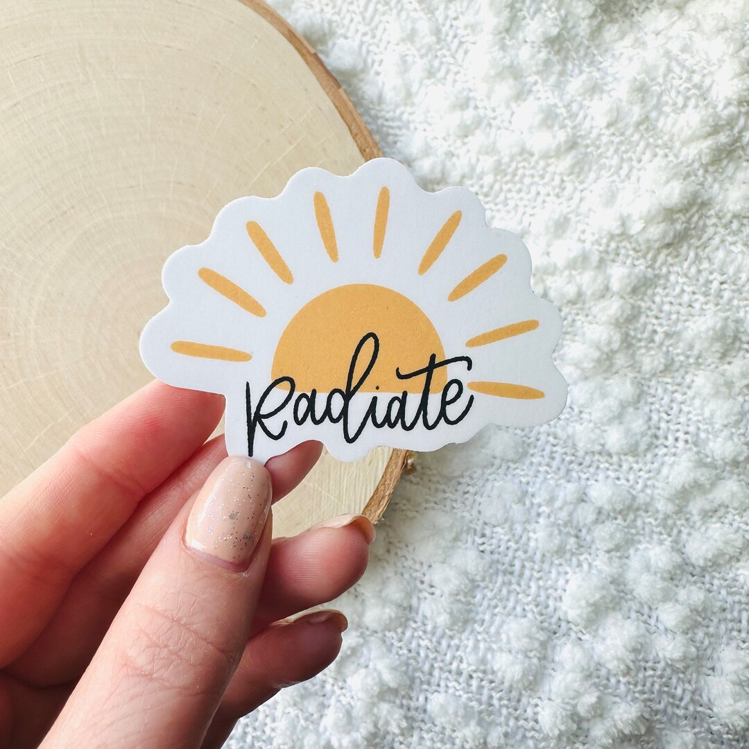 Radiate, Sticker - Etsy