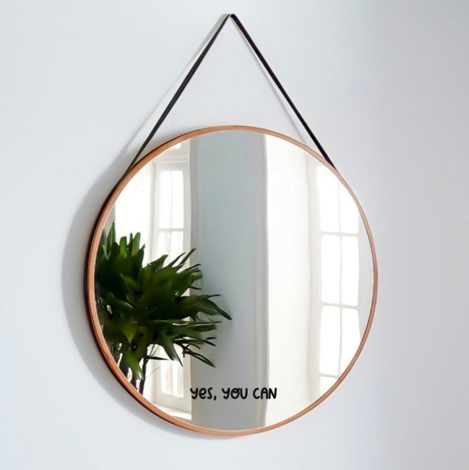 Yes, You Can, Vinyl Mirror Decal * Positive Affirmation Mirror Decal - Etsy
