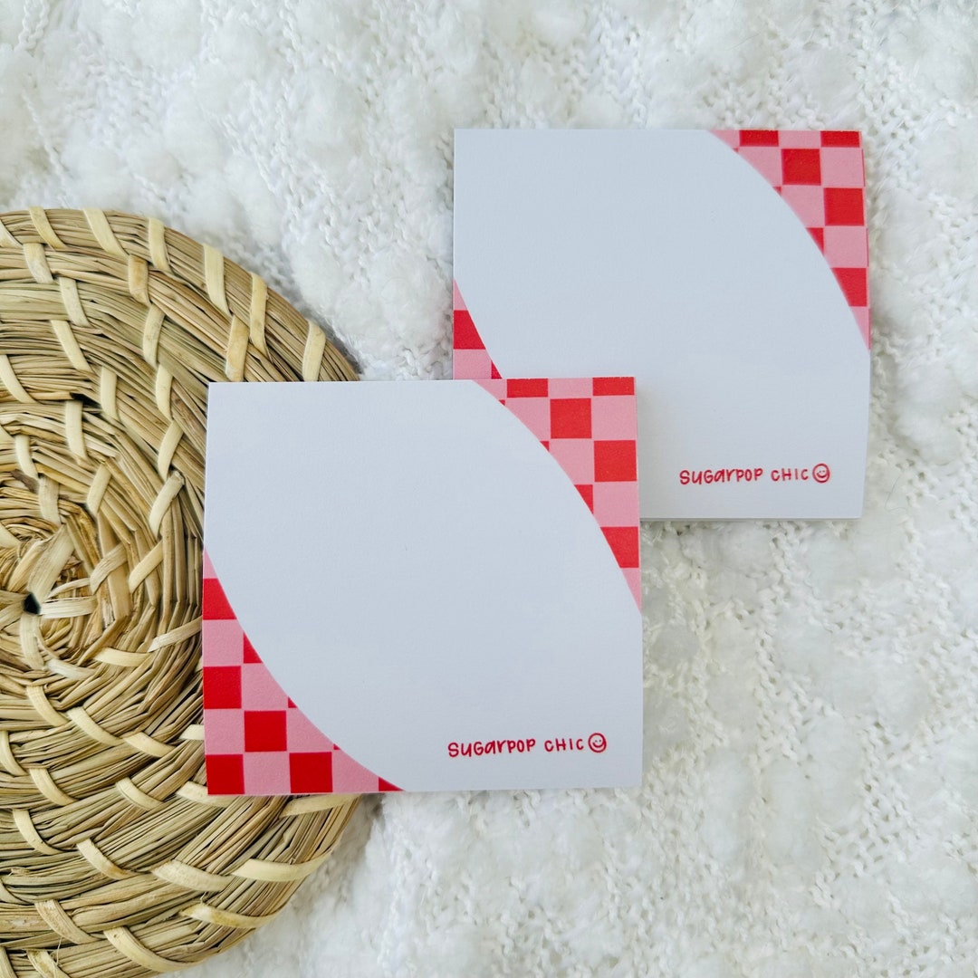 Checkerboard, Post It Notes - Etsy