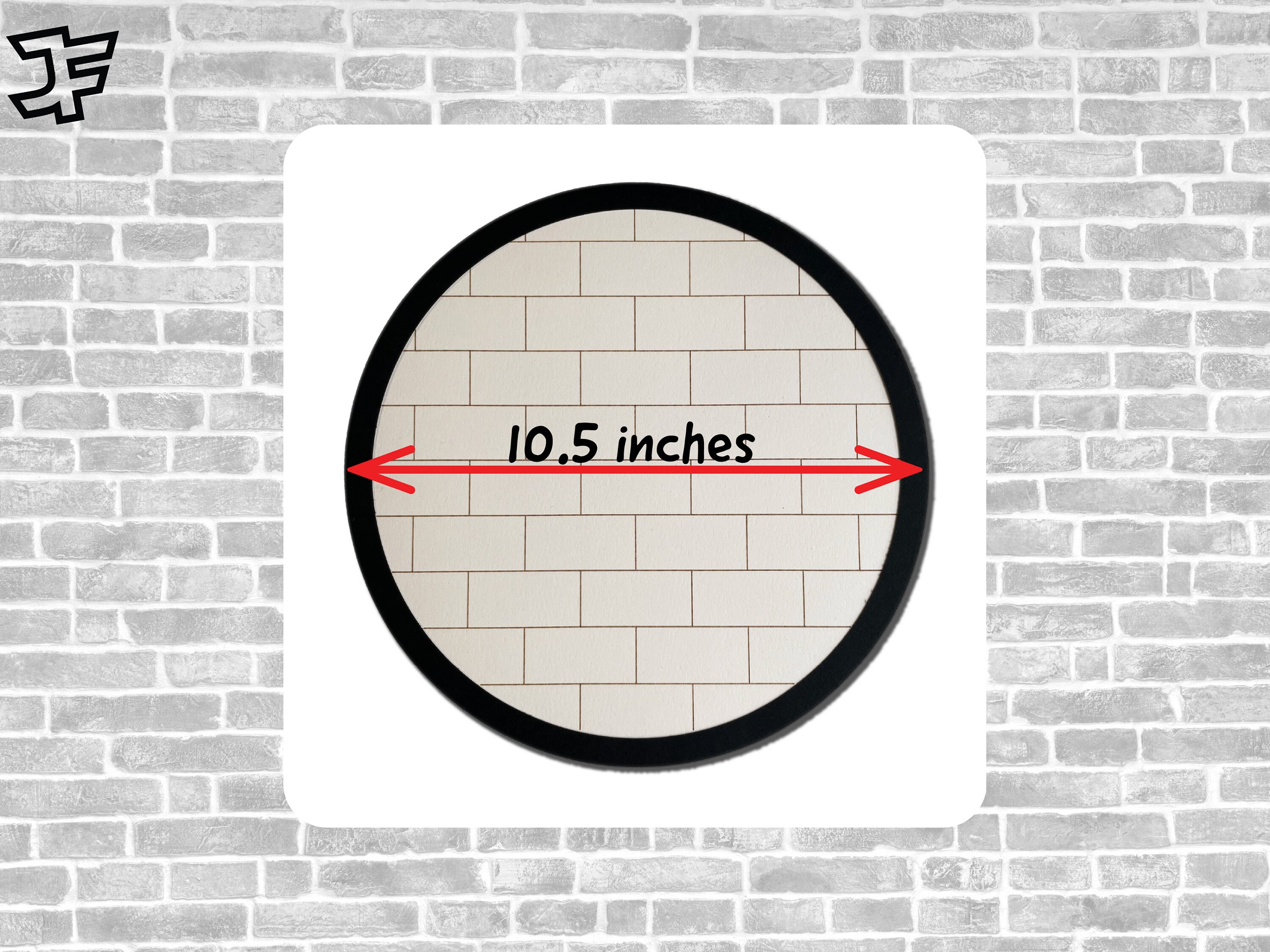 Subway Tile Round SVG File - Laser Cutting Files - Glowforge Laser ...