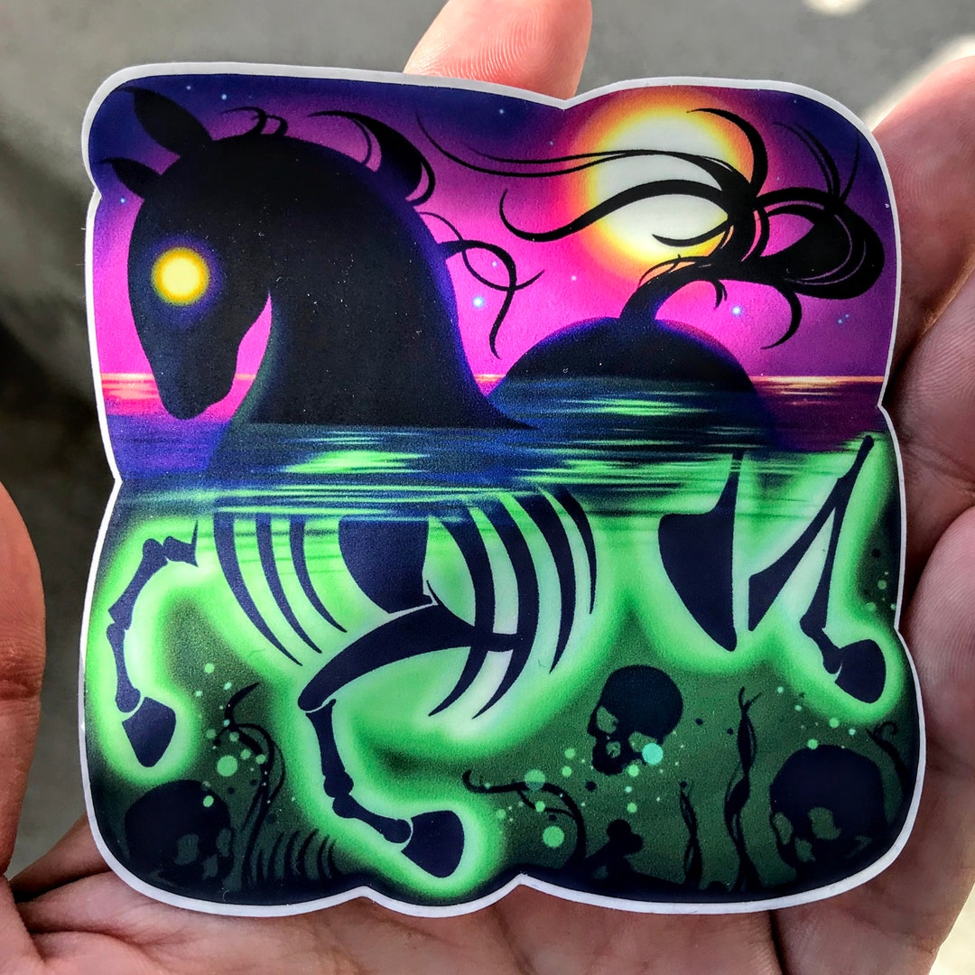 Kelpie 3 Vinyl Sticker Cryptid Original Artwork - Etsy