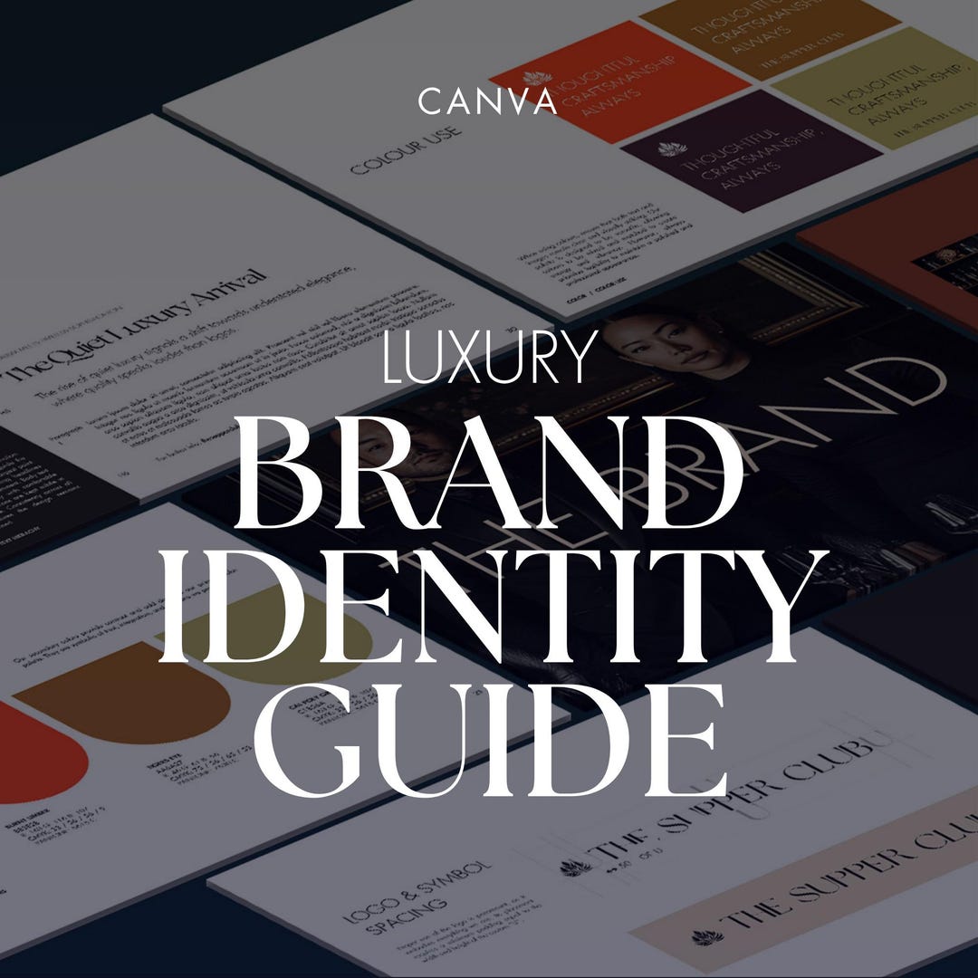 Canva Brand Style Guide Template: Customizable Design and Identity ...
