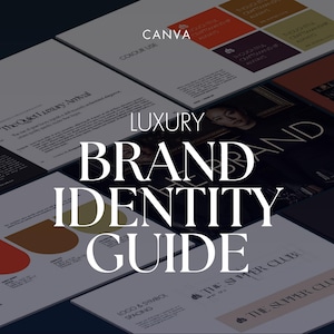 Canva Brand Style Guide Template: Customizable Design and Identity ...
