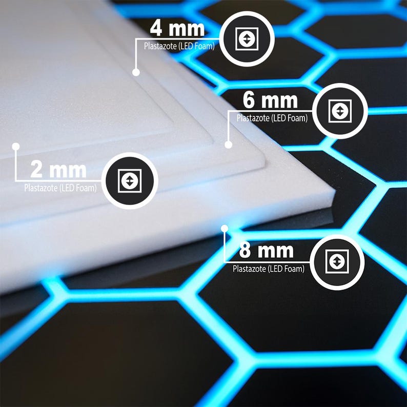 Plastazote LD45® - LED Foam for Diffusing Light - Cosplay/ Costuming ...