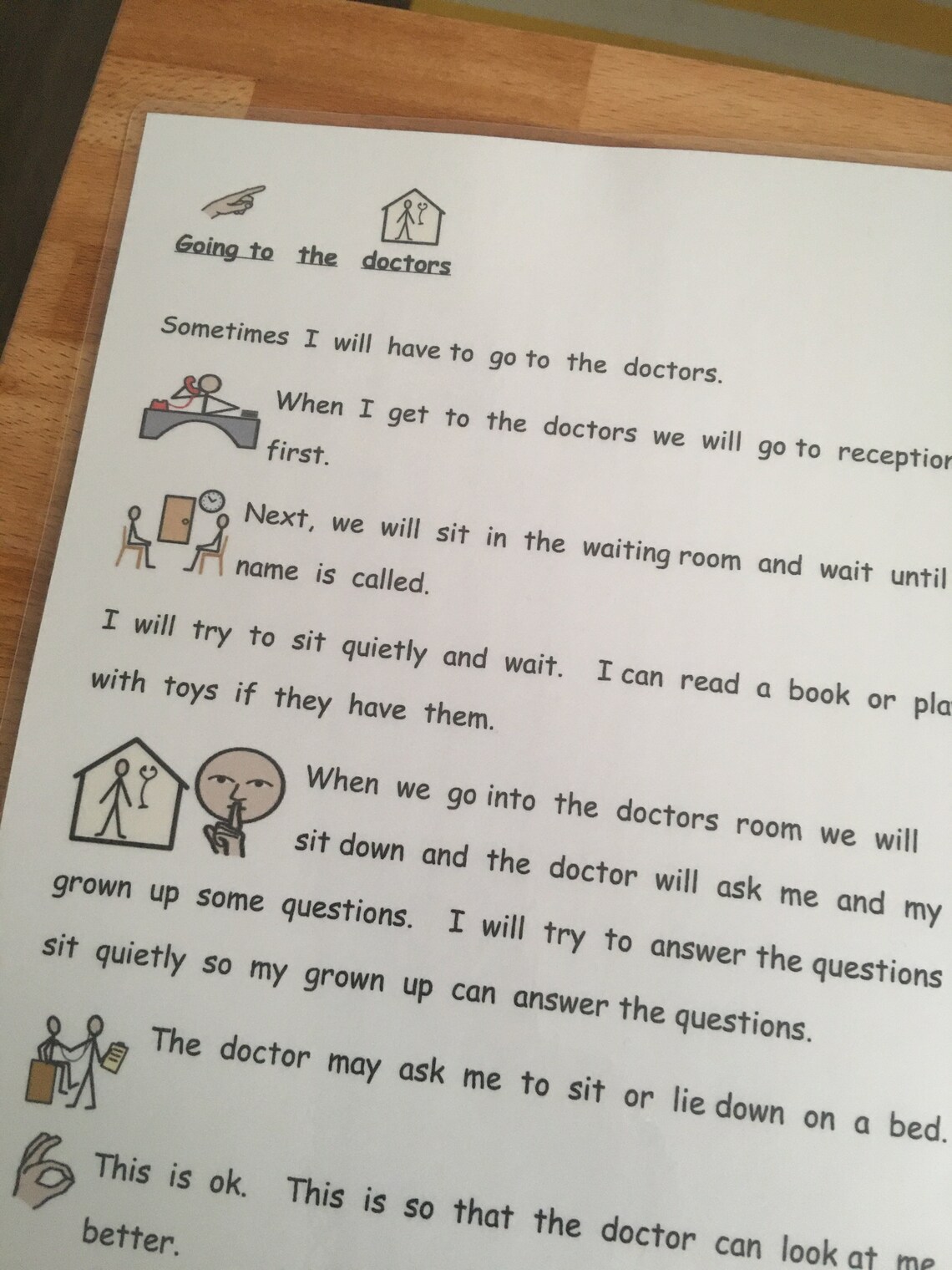 Social Story Going to the Doctors Autism ADHD Special Needs | Etsy