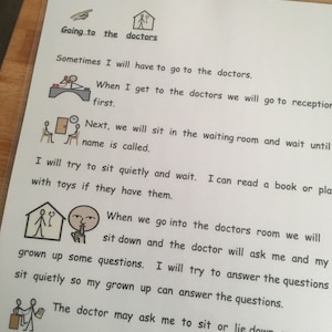 Social Story Going to the Doctors Autism ADHD Special Needs ASD ...
