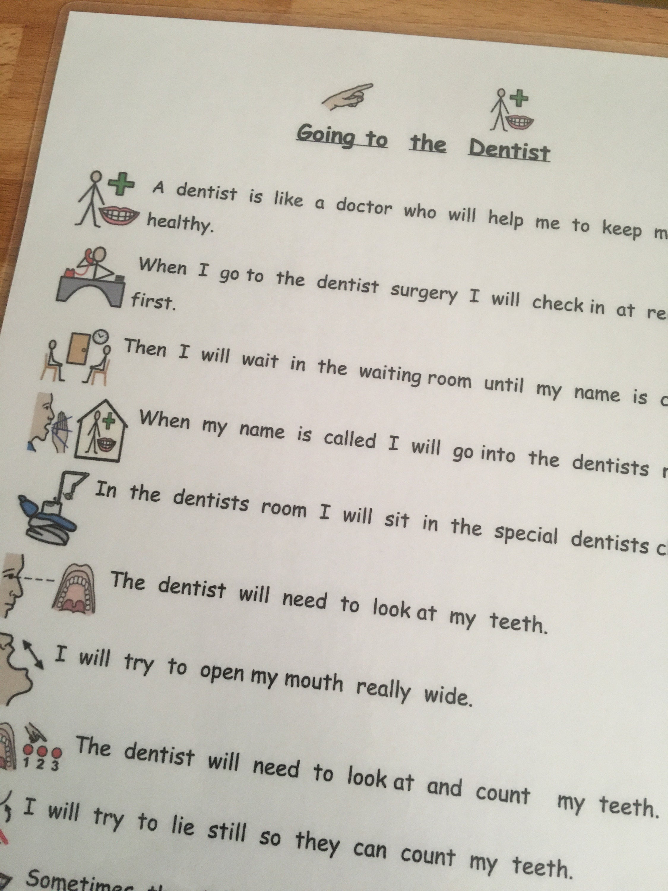 Social Story Going to the Dentist ASD SEN ADHD Autism Aspergers Anxiety ...