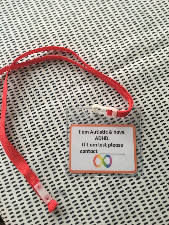 Autism Awareness Lanyard Safety Medical Awareness ASD Autistic | Etsy