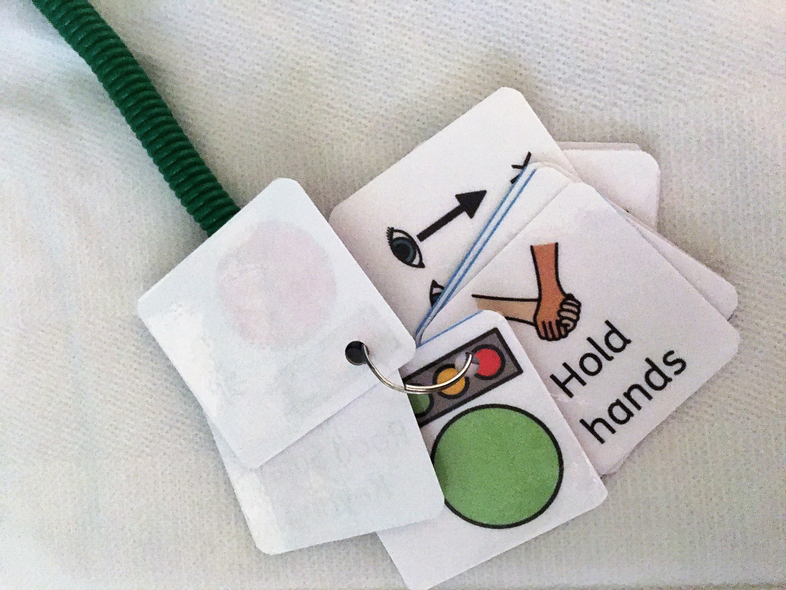 Road Safety Poster & Flash Cards on Keyring Asd/autism/adhd/childminder ...