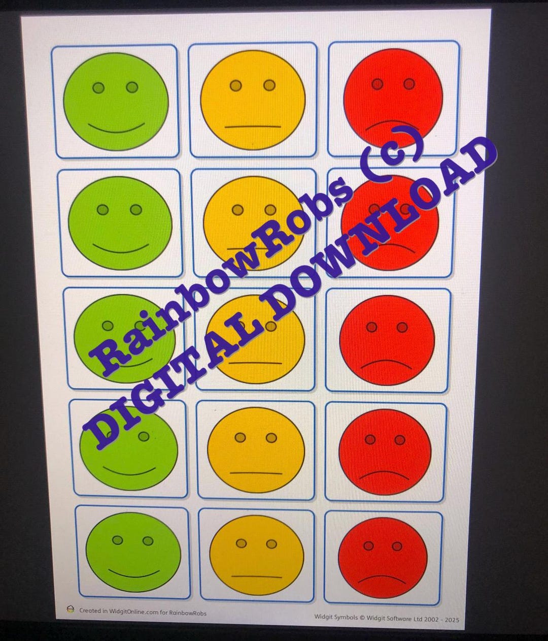 Traffic Light Feelings Keyring: Autism, ADHD Visual Aid (digital ...