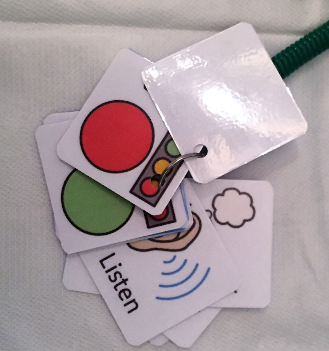 Road Safety Poster & Flash Cards on Keyring Asd/autism/adhd/childminder ...