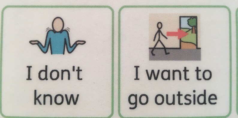 Communication Mat ASD Autism Special Needs Speech and | Etsy