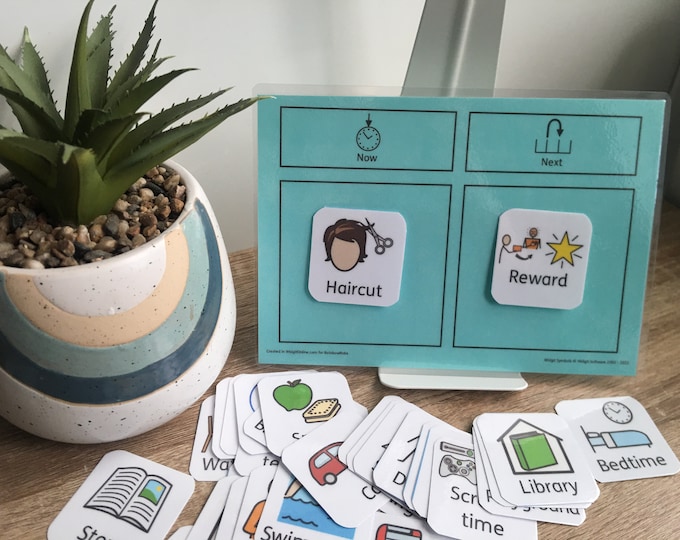 A5 Now and Next Chart With 36 Visuals ASD ADHD Speech & Language ...