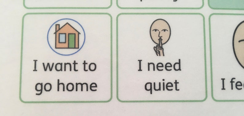 Communication Mat ASD Autism Special Needs Speech and | Etsy