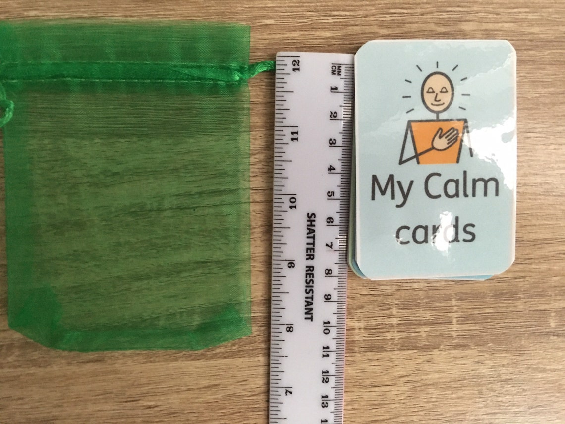 My Calm Cards in a Bag SEMH ASD Autism SEN - Etsy UK