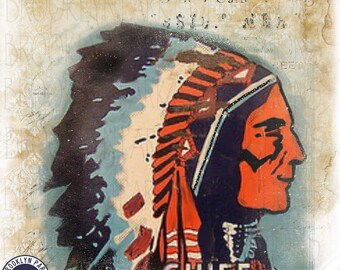 Indian Chief Sign | Etsy
