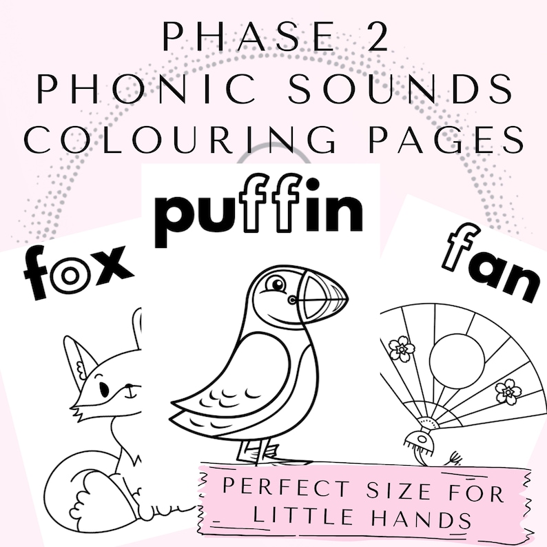 Phonics Colouring Sheets, Instant Download, Teaching Aid, Educational ...