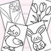 Spring Themed Colouring Sheets, Instant Download, Teaching Aid ...