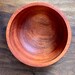 Padauk Bowl Handcrafted Padauk Bowl Exotic Wood Bowl Naturally Red Bowl ...