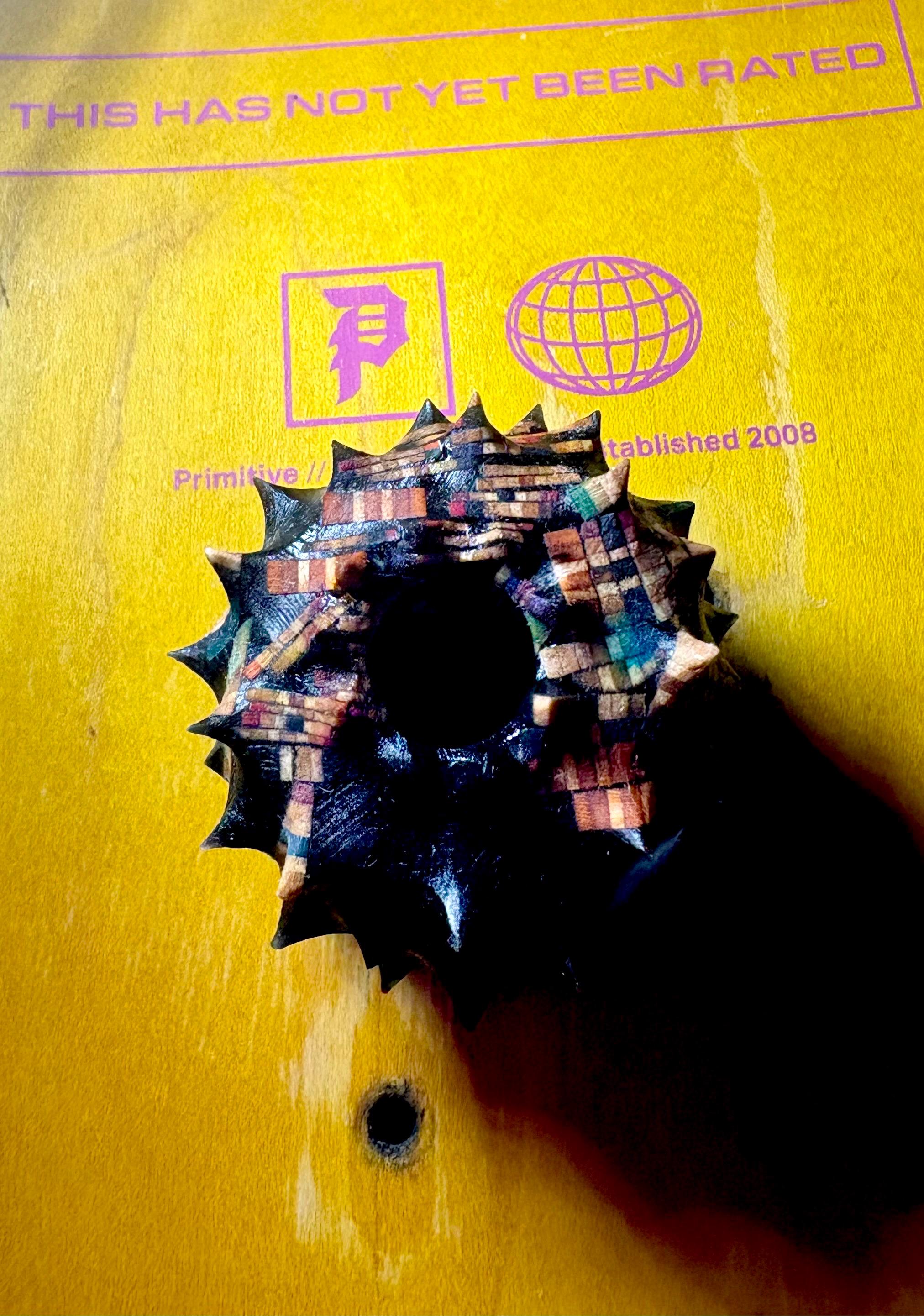 Skateboard Decks Cast in Black Epoxy ~ Lathe Turned & Hollowed ~ Power ...
