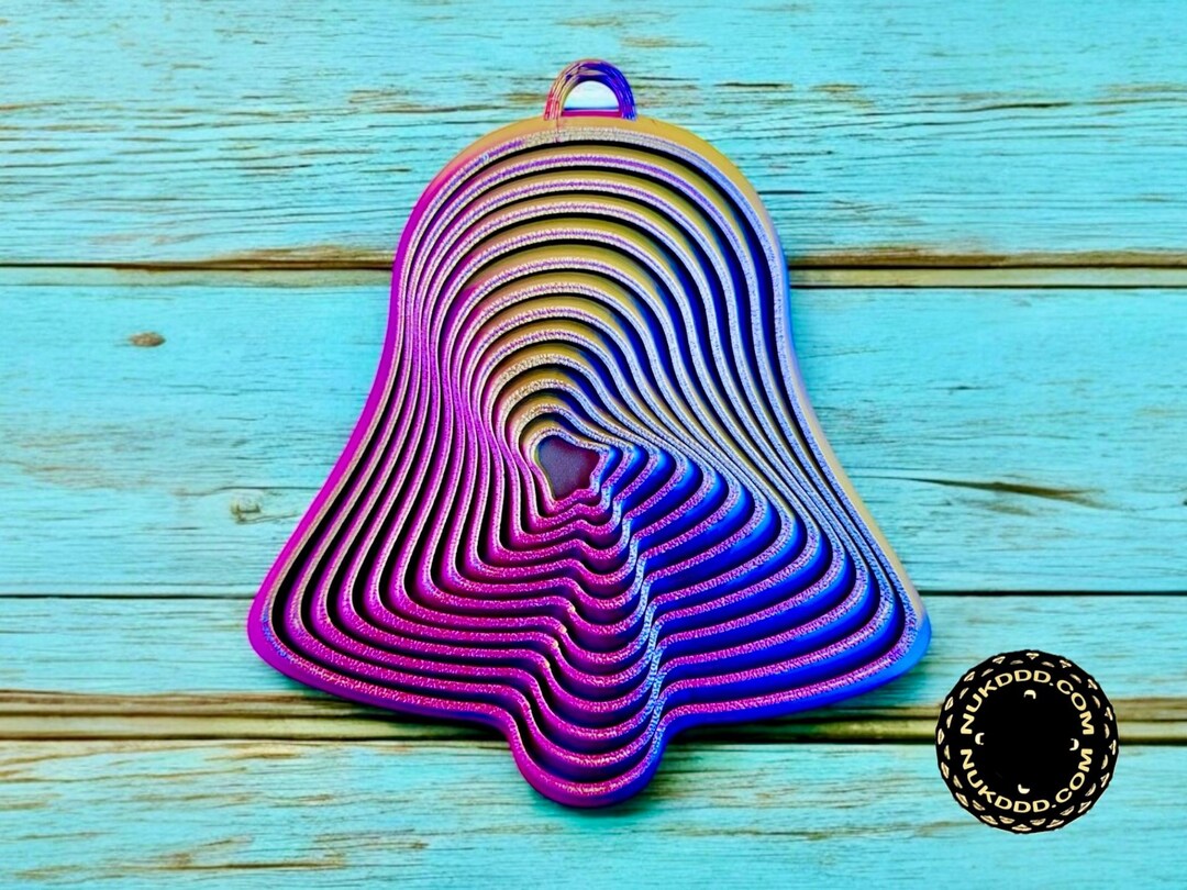 Segmented Bell Fidget - Magical 3D Christmas Bell | Kinetic Tree ...