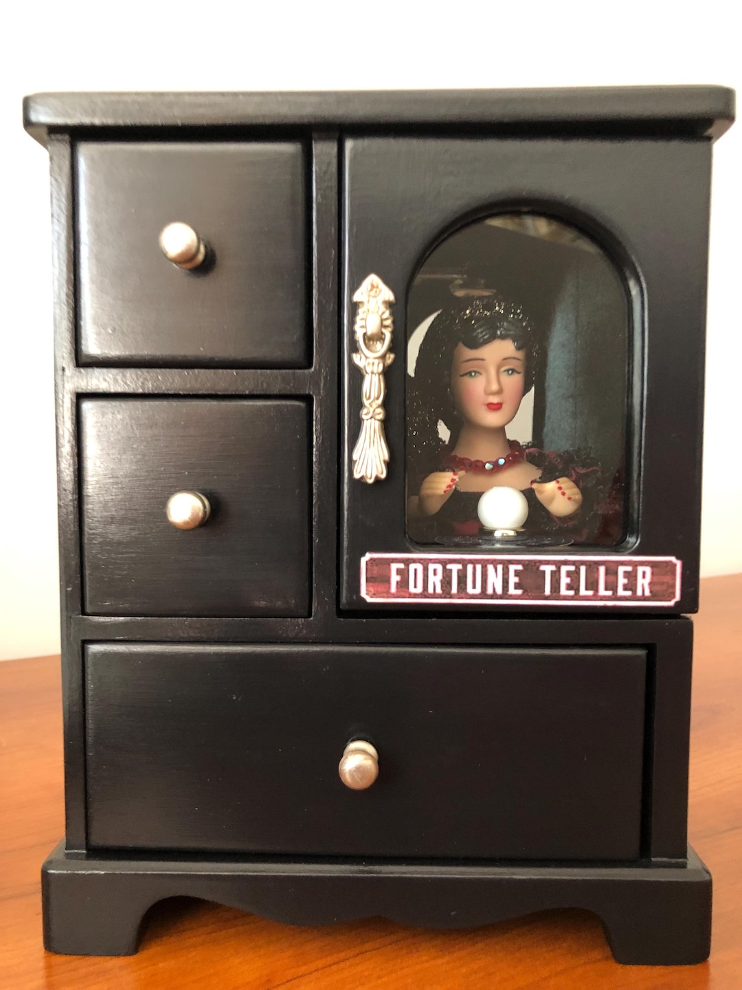Tarot Reader / Fortune Teller Diorama Accessory Box / Jewelry Box With ...