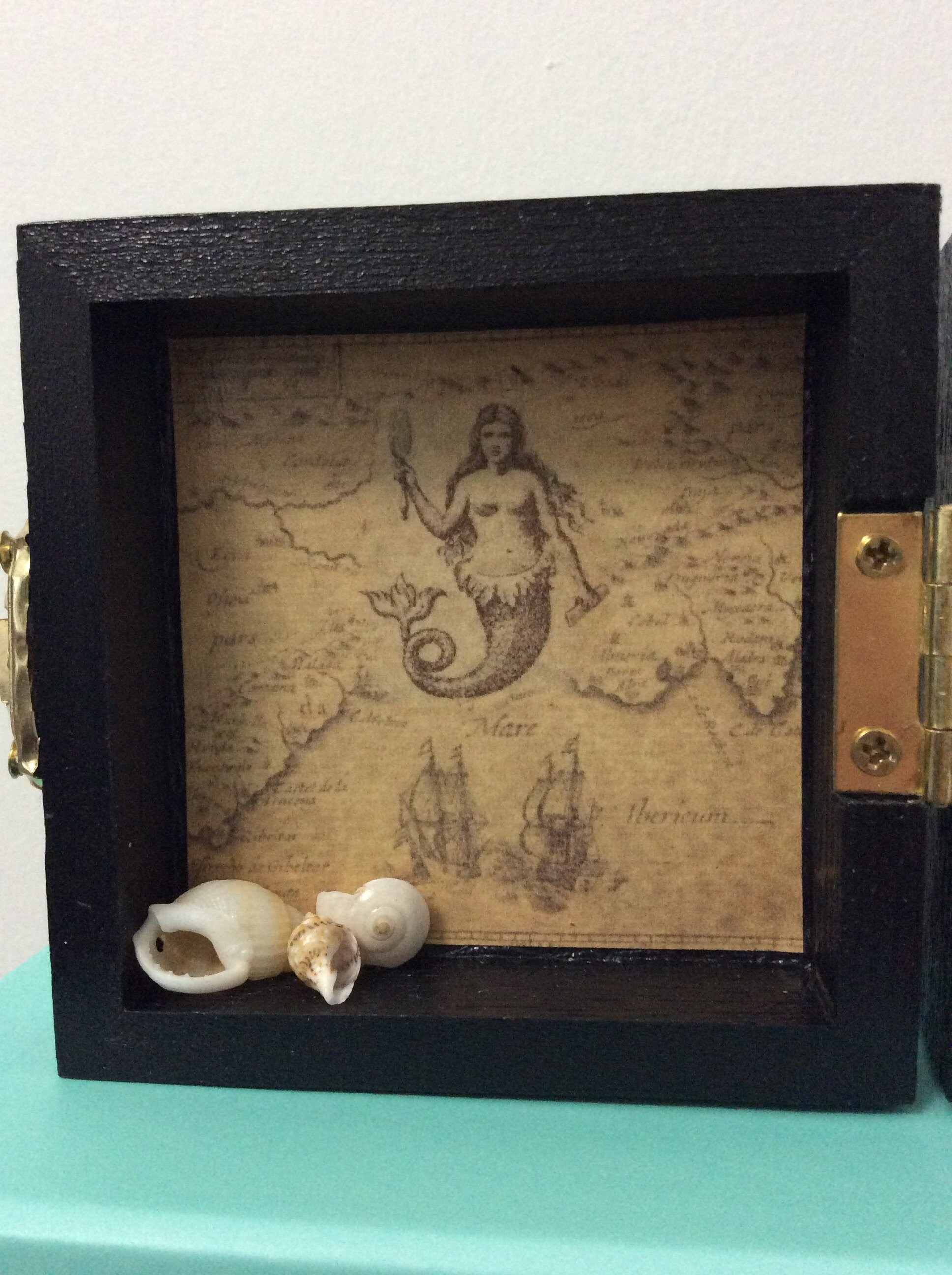 Fiji Mermaid in a Decorated Box - Etsy