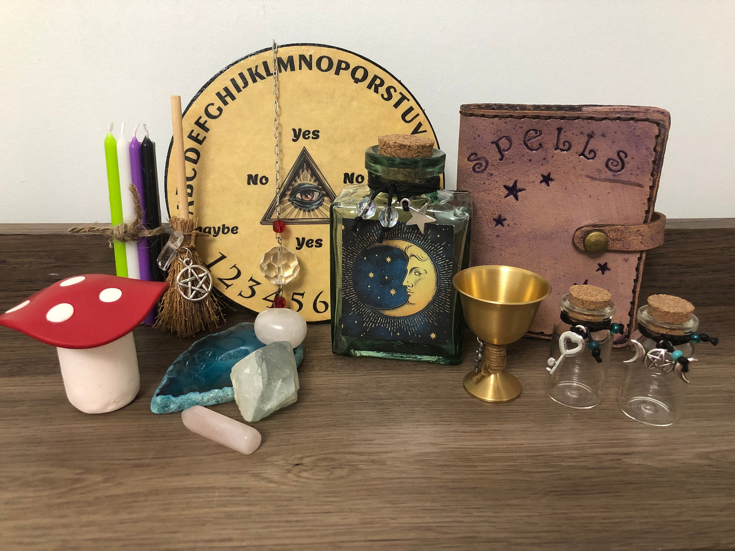 Witchs Altar Box With Mini-me Miniature Altar Box. Each Include Moon ...